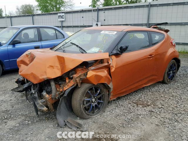 2016 Hyundai Veloster 1.6L 4 for Sale in Marlboro NY - Lot: 34779849 ...