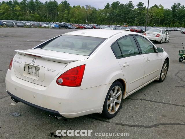 2008 Nissan Maxima Se 3.5L 6 for Sale in Exeter RI - Lot: 37242579 ...