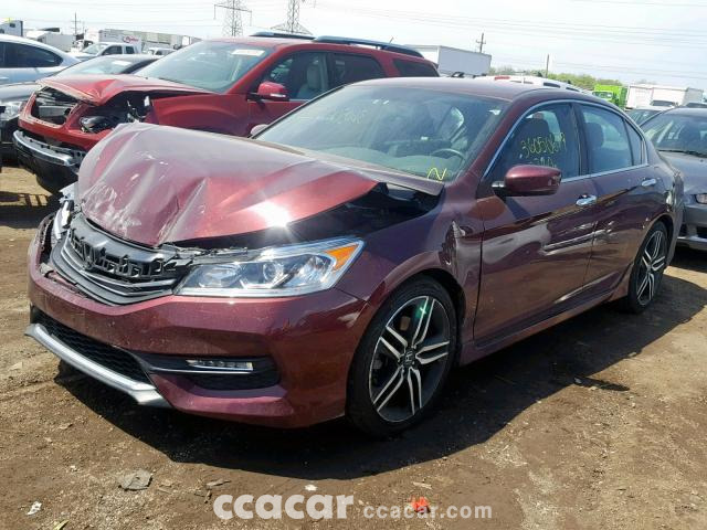 2017 Honda Accord Spo 2.4L 4 for Sale in Elgin IL - Lot: 36050679 ...