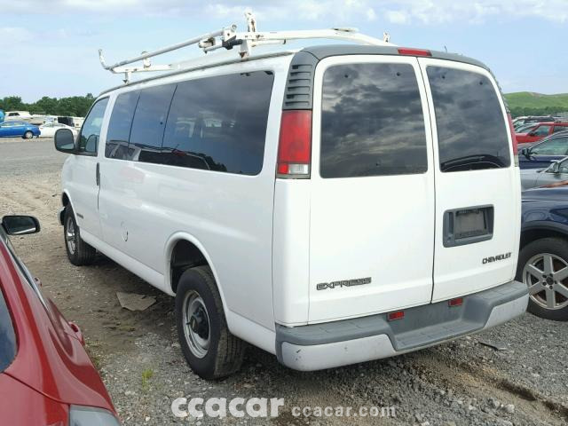 2001 CHEVROLET EXPRESS G2500 | Salvage & Damaged Cars for Sale